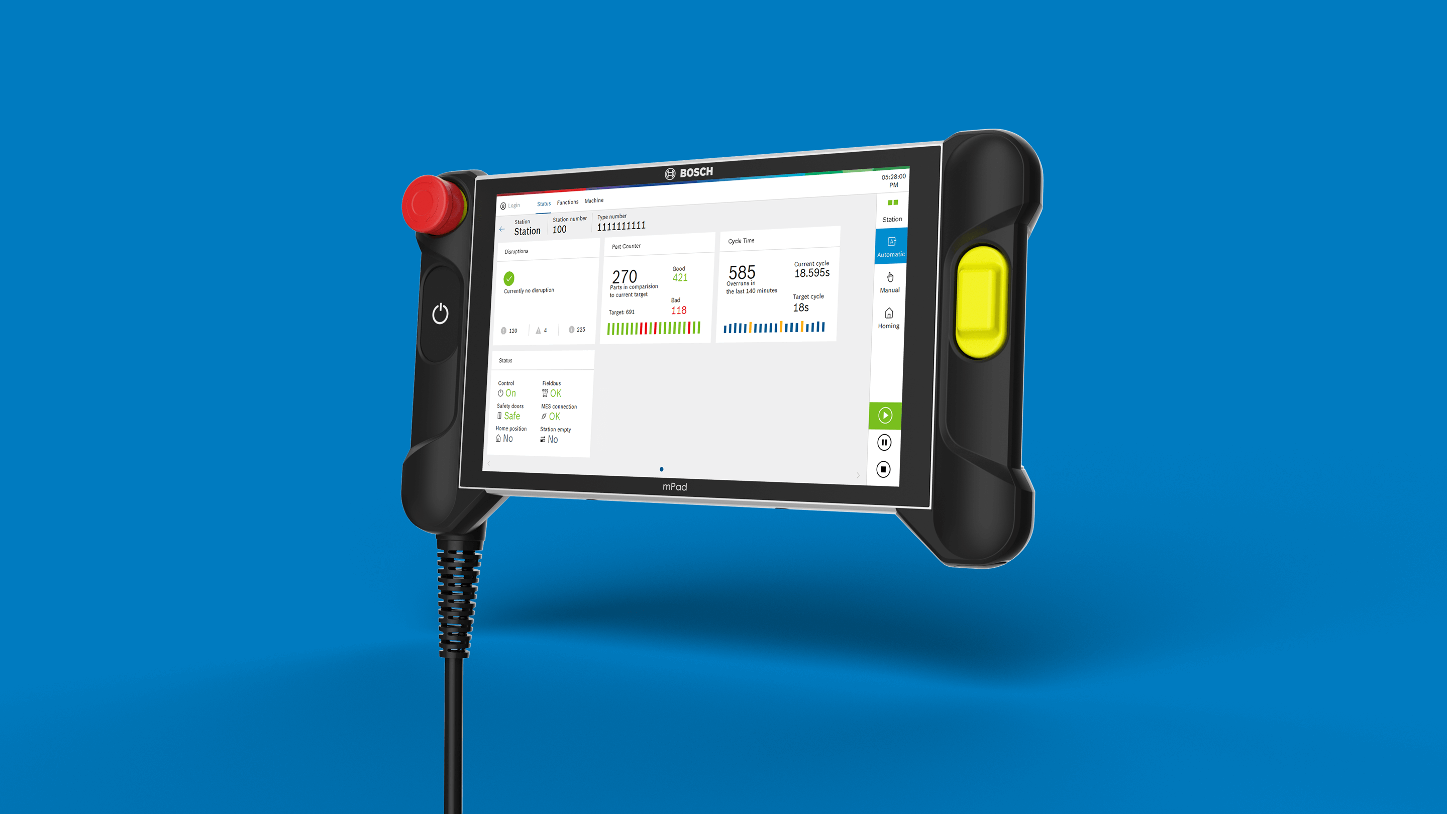 Monitor and maintain machines with Control plus | Bosch Connected Industry