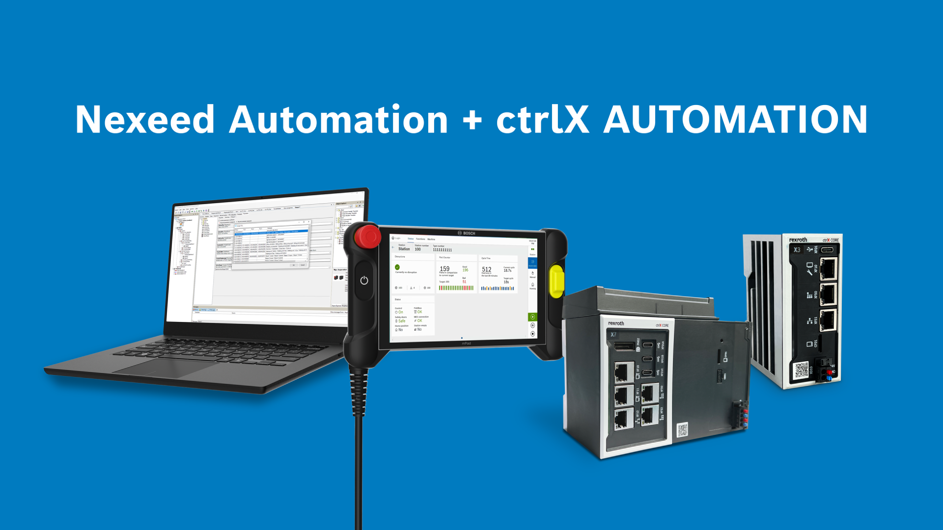 Control plus + ctrlX AUTOMATION | Bosch Connected Industry