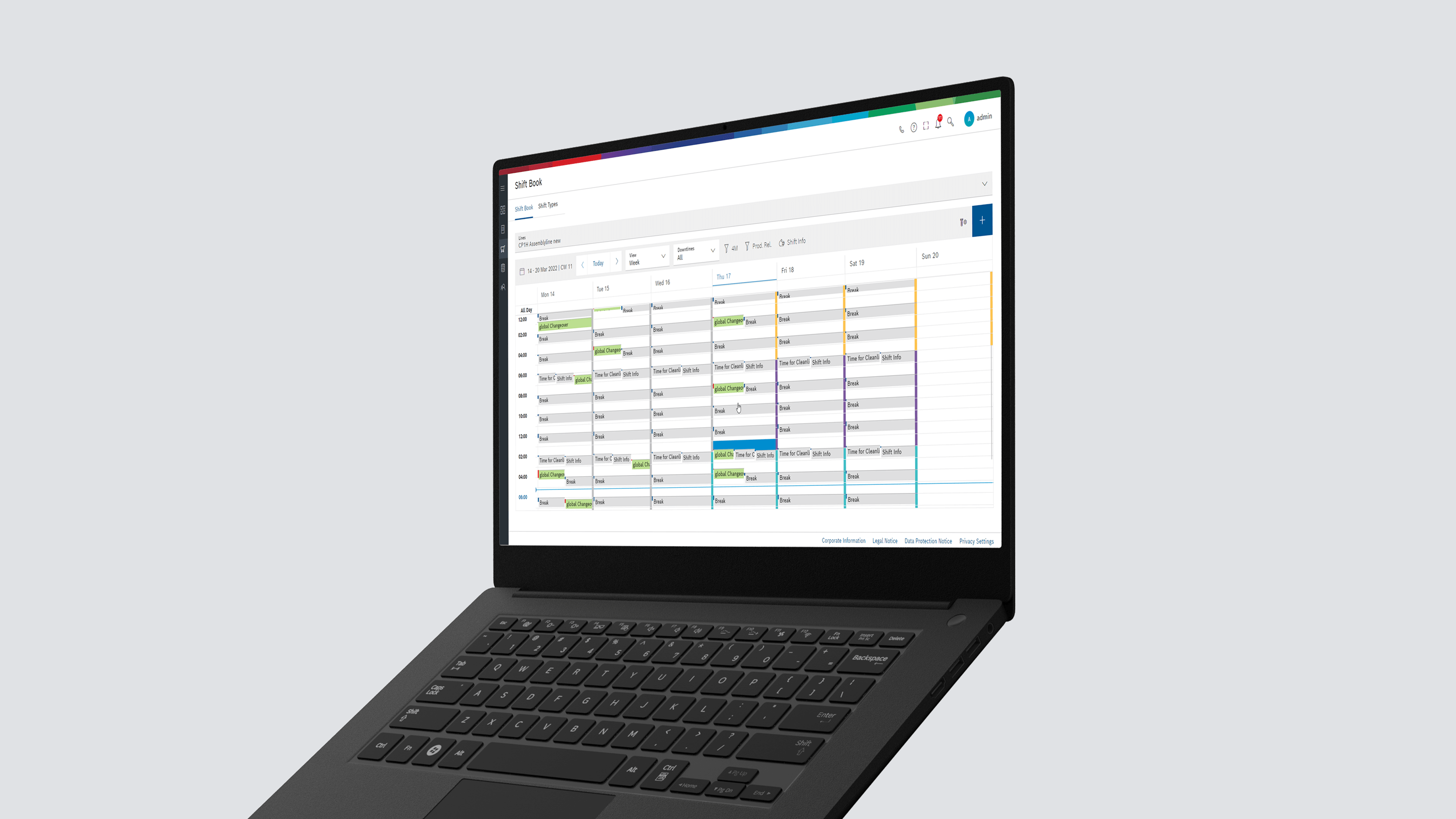 Shift Book – Plan, document, and collect data | Bosch Connected Industry